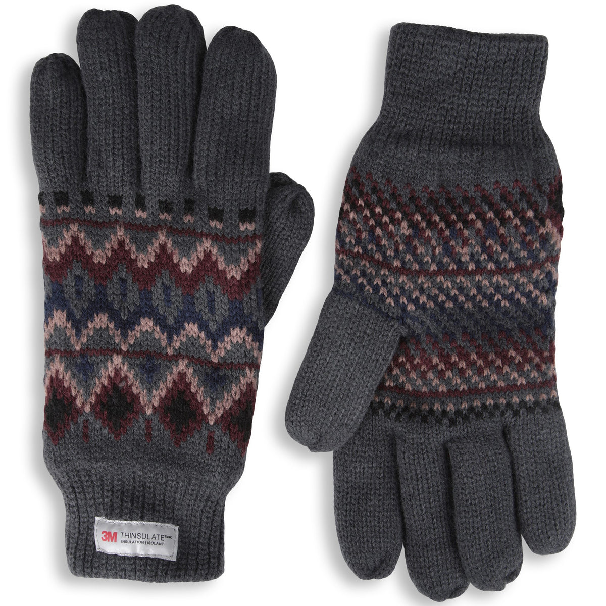 EMS Thinsulate Mens Fairisle Gloves